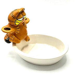 Gorgeous Collectible and Vintage Ceramic Garfield Toothbrush Holder and ...