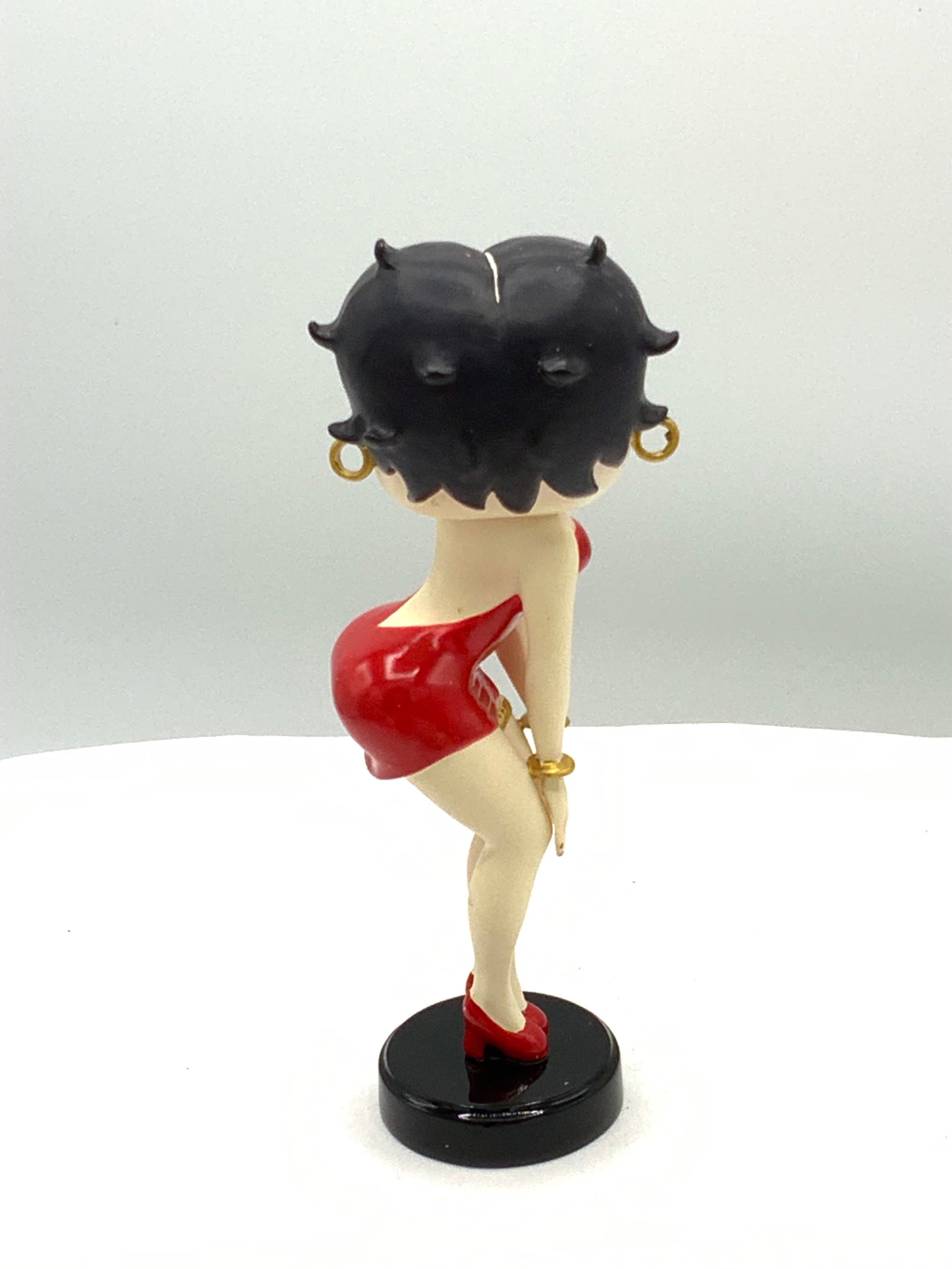 Gorgeous Collectible Betty Boop Figurine With Red Dress New Etsy