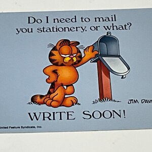 Gorgeous Collectible and Vintage Garfield Post Cards, - Etsy