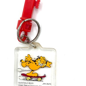 Gorgeous Collectible Garfield as Rabbit, Keychain, Figurine, Clear ...