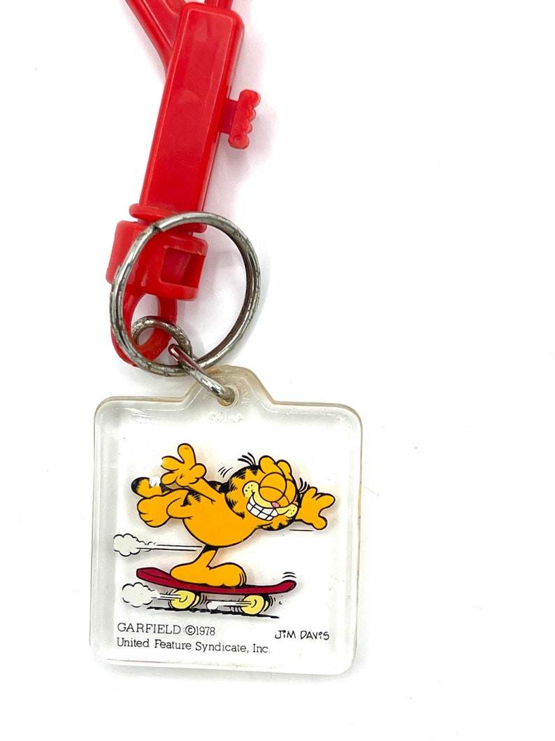 Gorgeous Collectible Garfield as Rabbit Keychain Figurine - Etsy