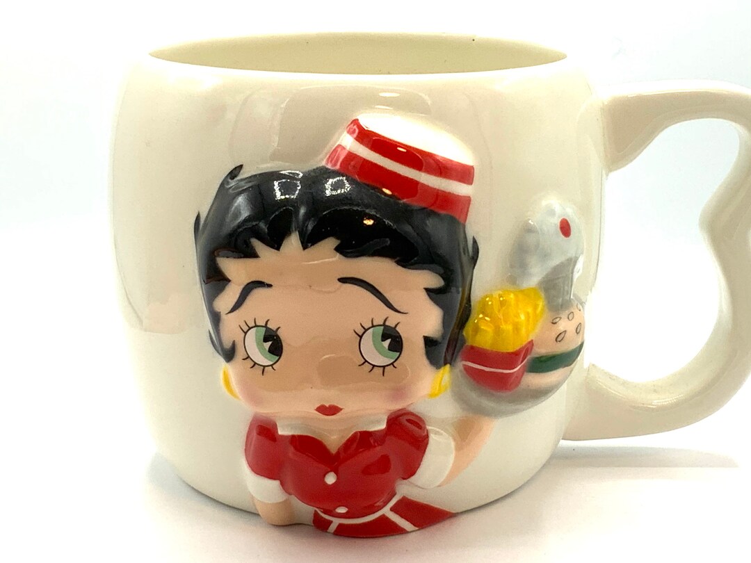 Gorgeous Vintage BETTY Boop Mug , Betty’s Dinner, 3D. - Etsy