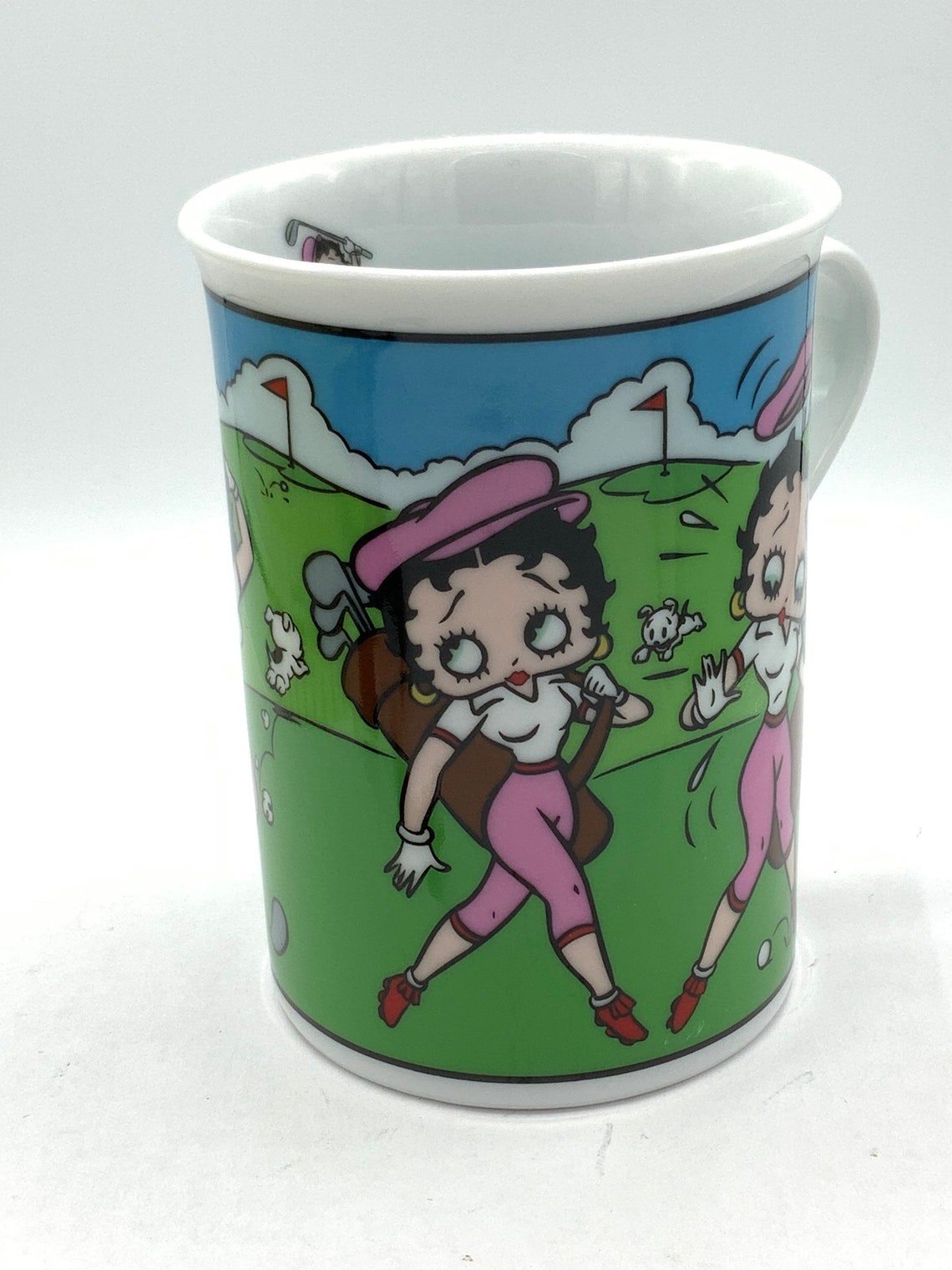 Gorgeous Collectible and Vintage Betty Boop Mug, Betty on the Links, by ...