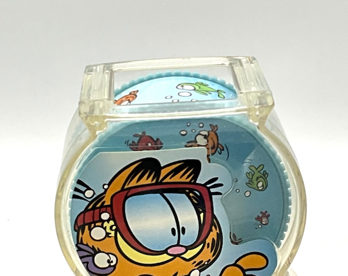 Gorgeous Vintage Garfield Aquarium Toy, Cat, Orange , Toy. - Etsy