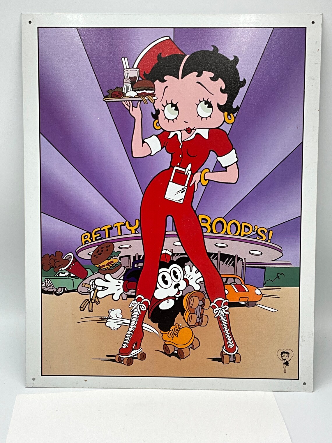 Gorgeous Collectible and Vintage Tin Sign Betty Boop, Metal, Original ...