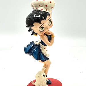 Gorgeous Collectible and Betty Boop Figurine as Chef With Blue Dress ...