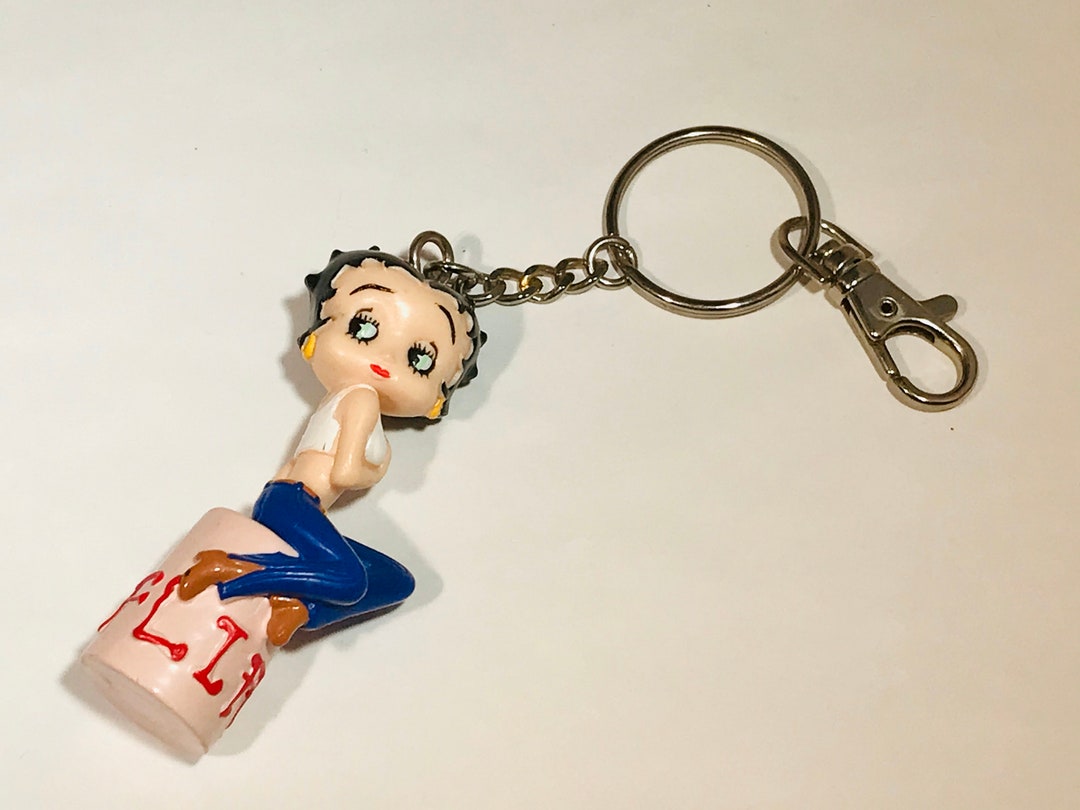 Vintage Betty Boop Keychain - Etsy