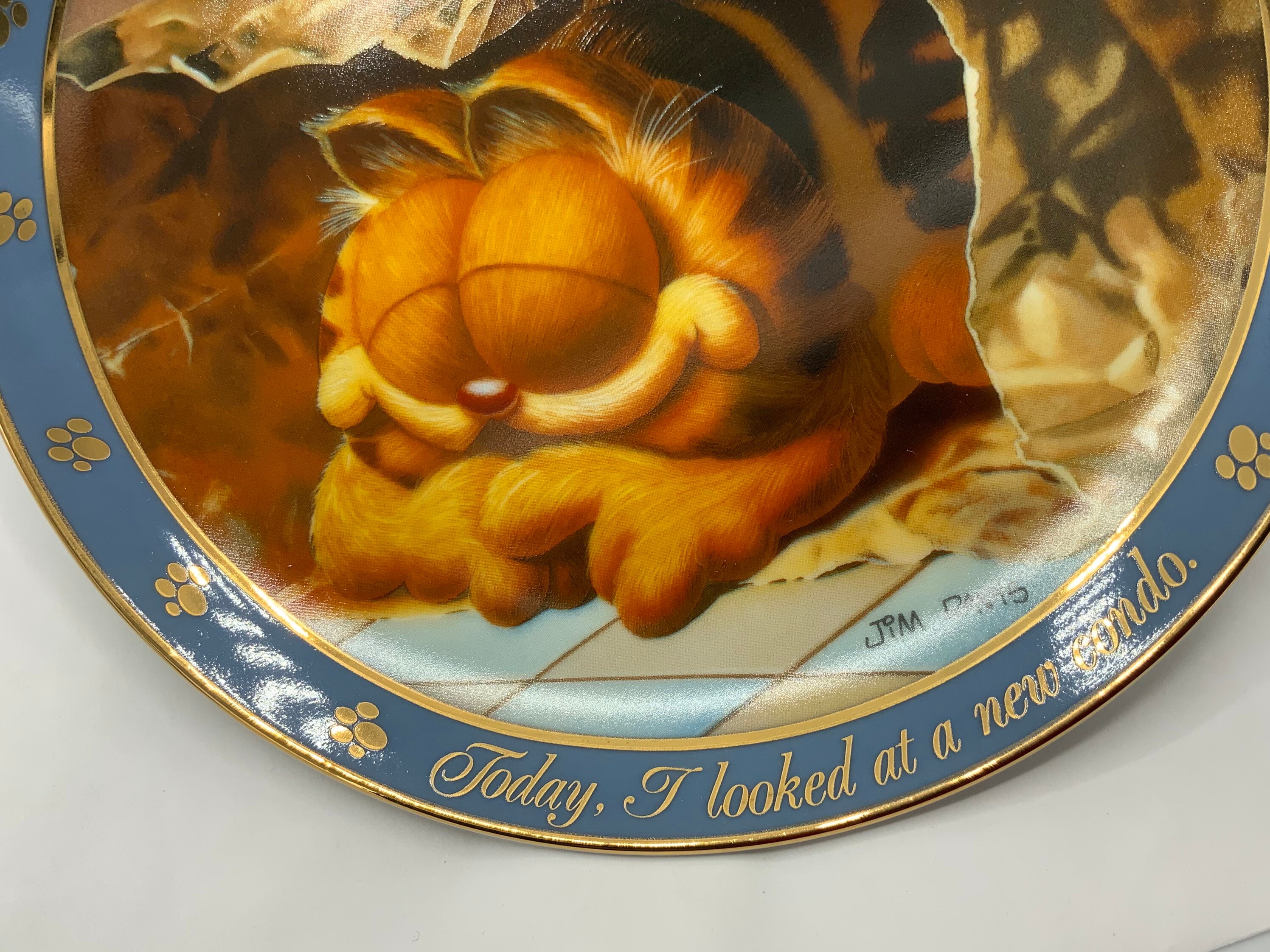 Amazing Garfield collector plater Today I looked at a new | Etsy