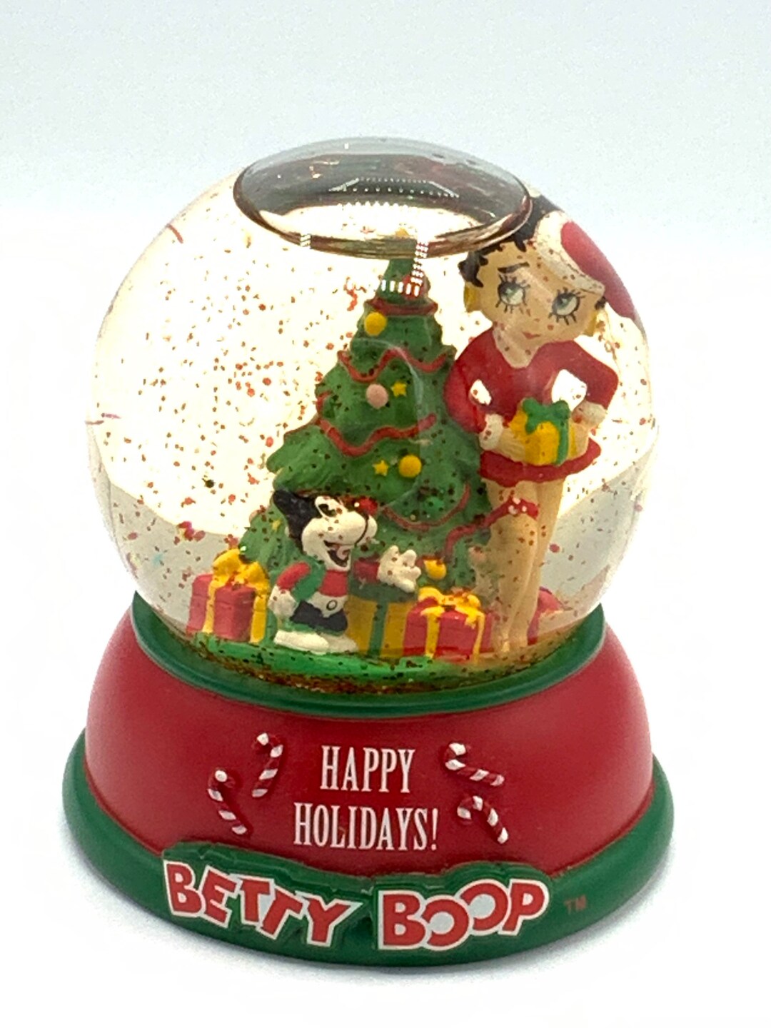 Gorgeous Collectible and Rare Betty Boop Snow Globe, Snowball, Happy ...