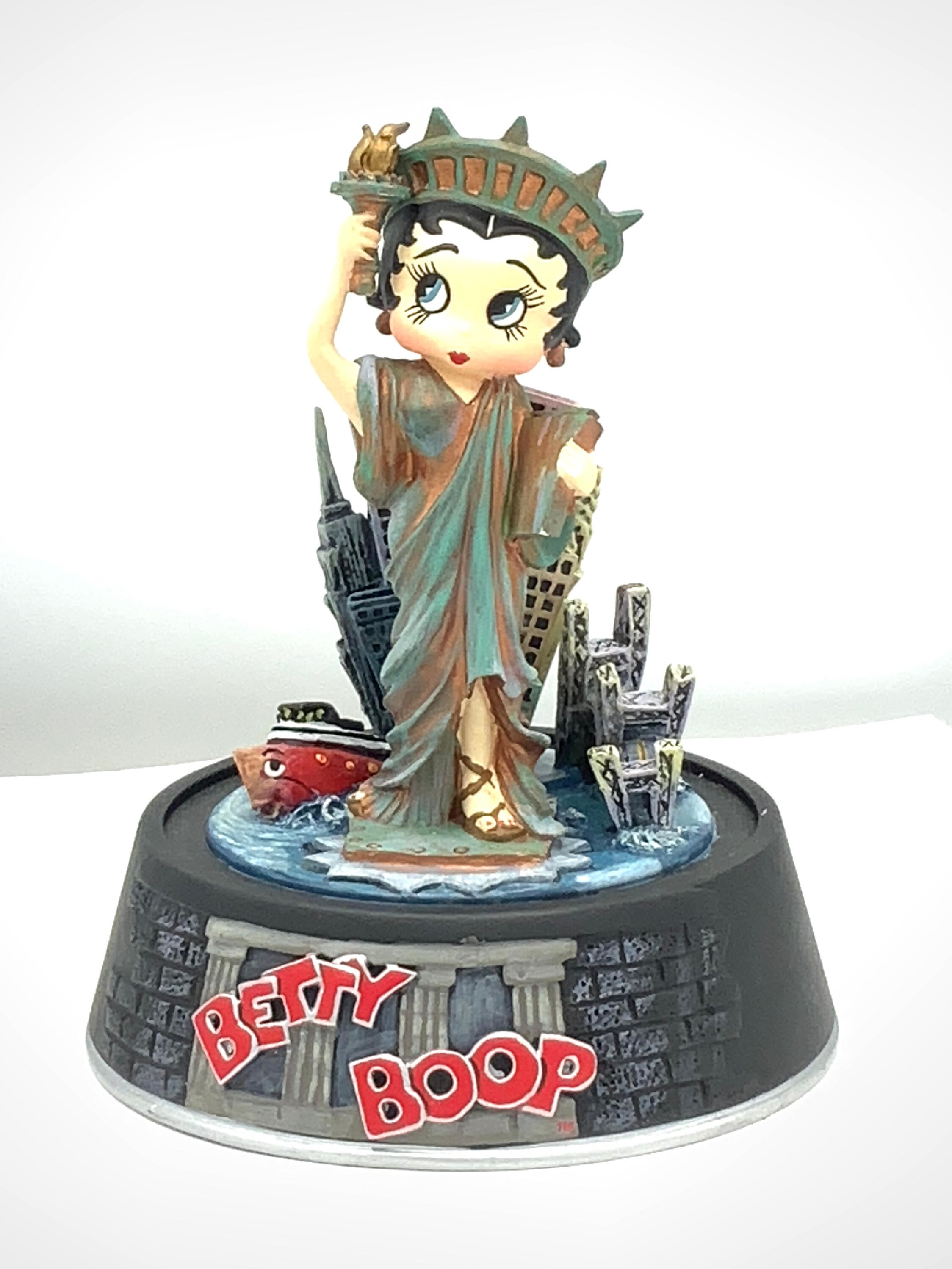 Gorgeous Collectible and Vintage Betty Boop, Library Betty , Hand Paint ...