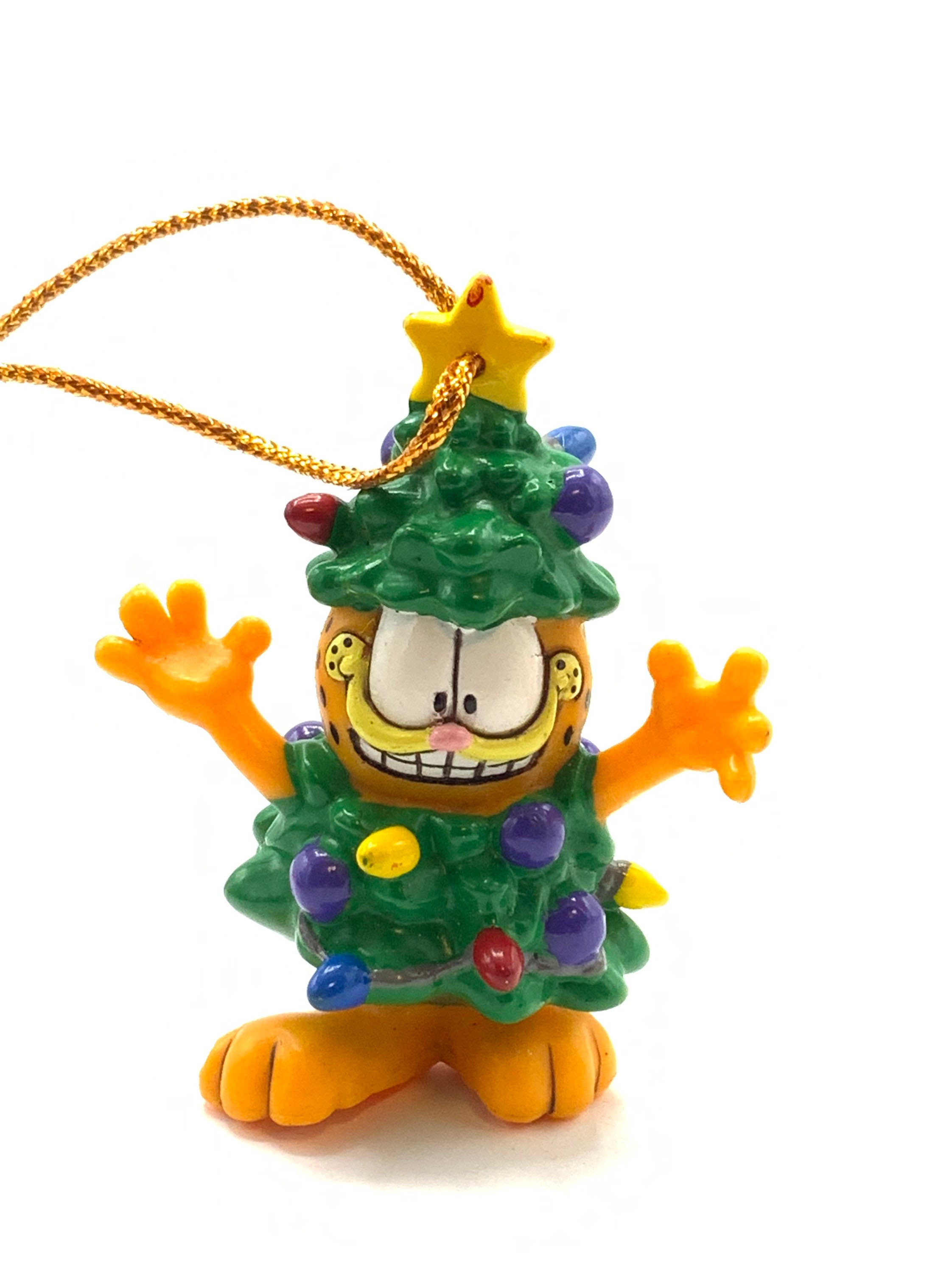 Vintage Garfield With Christmas Tree Costume Cat Orange - Etsy UK