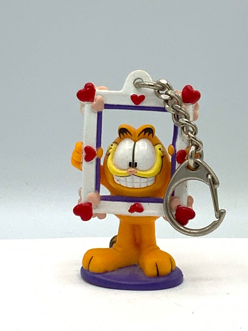 Gorgeous Collectible and Vintage Garfield Keychain With - Etsy