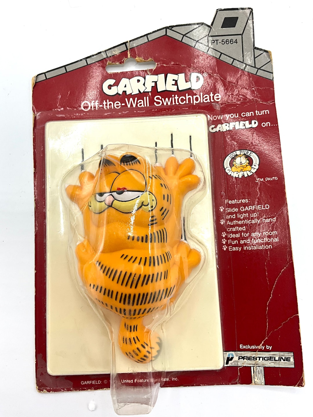 Gorgeous Collectible and Vintage Rare Light Switch Garfield, Cat ...