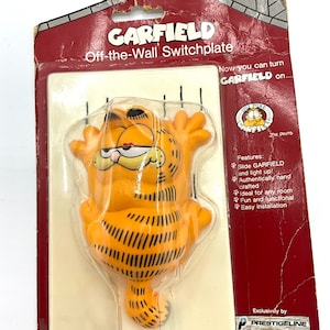 Gorgeous Collectible and Vintage Rare Light Switch Garfield, Cat ...