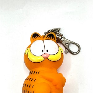 Gorgeous Collectible and Vintage Garfield Keychain, Cat Orange. - Etsy