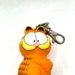 Gorgeous Collectible and Vintage Garfield Keychain, Cat Orange. - Etsy