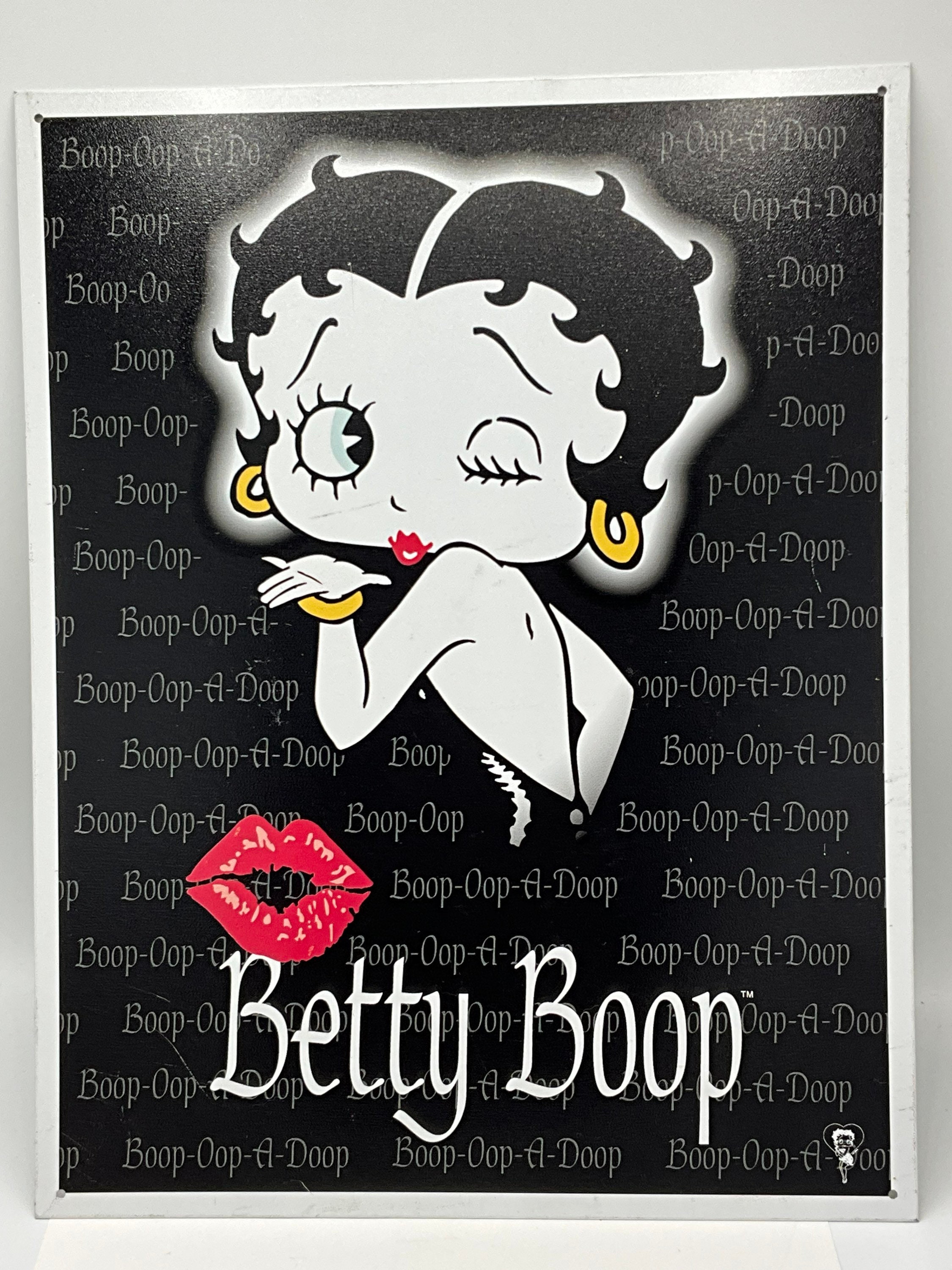 Gorgeous Collectible and Vintage Tin Sign Betty Boop, Metal, Original ...