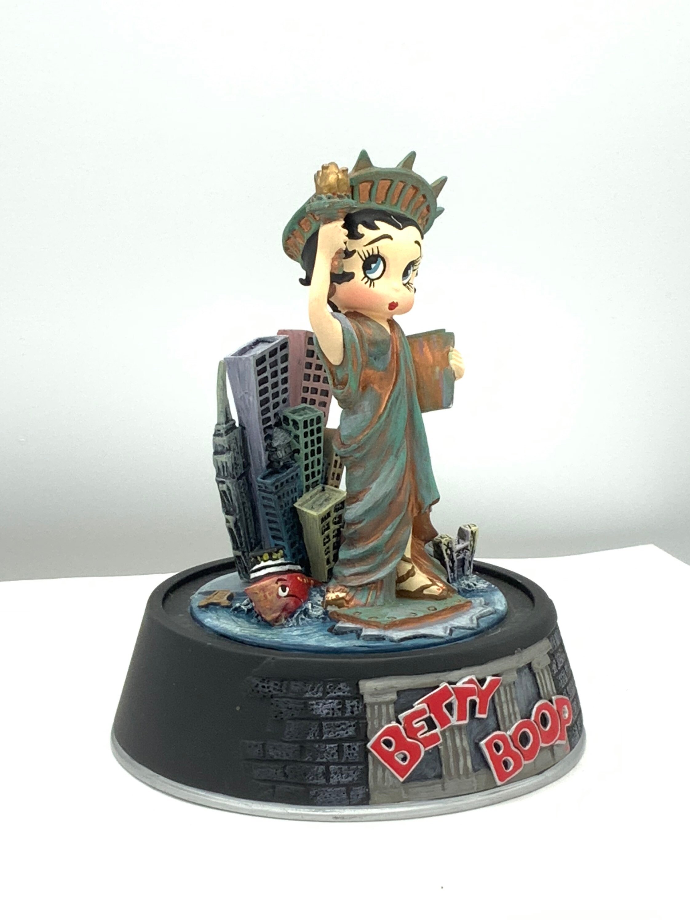 Gorgeous Collectible and Vintage Betty Boop, Library Betty , Hand Paint ...