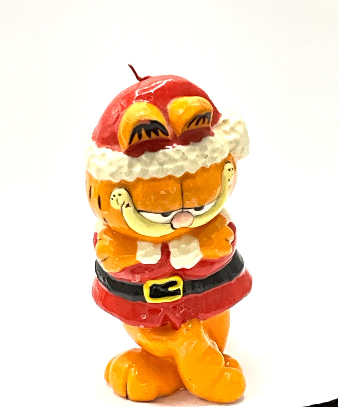 Gorgeous Collectible and Vintage Garfield Santa Claus Outfit Candle ...