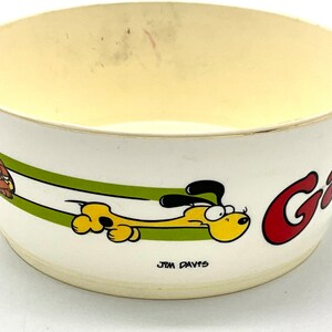 Gorgeous Collectible and Vintage Garfield Plastic Bowl, Cat Dish. - Etsy
