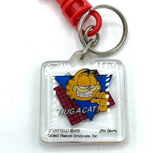 Gorgeous Collectible Garfield as Rabbit, Keychain, Figurine, Clear ...