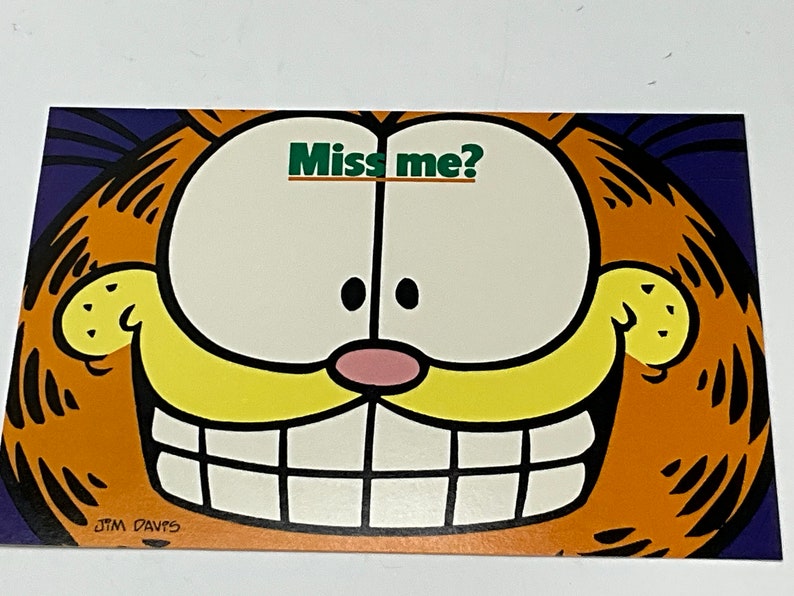Gorgeous Collectible and Vintage Garfield Post Cards, - Etsy