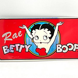 Gorgeous Collectible and Vintage Betty Boop License Rae Plates, Red ...