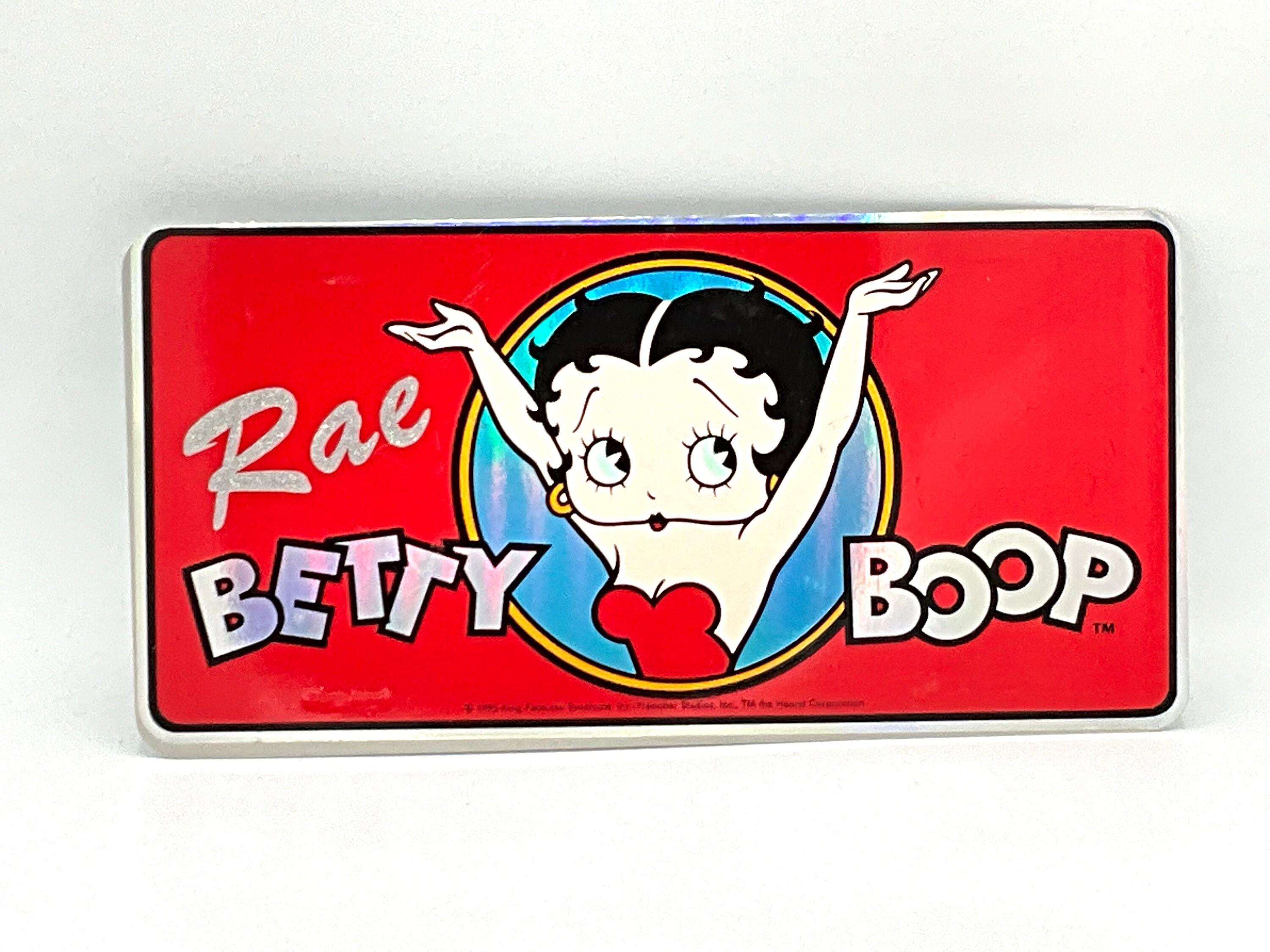 Gorgeous Collectible and Vintage Betty Boop License Rae Plates, Red ...