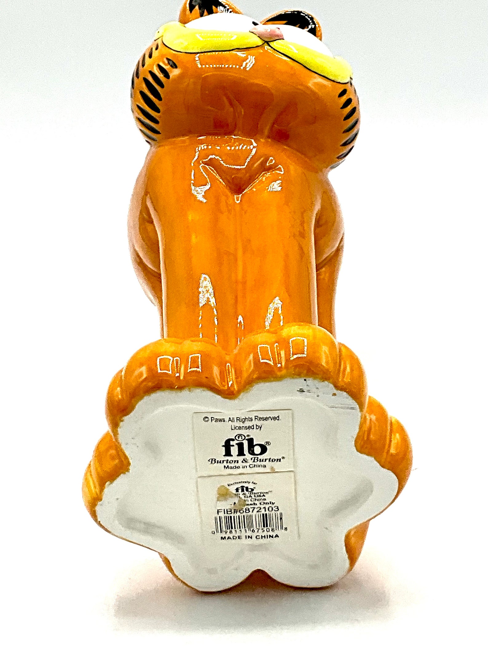 Gorgeous Collectible and Vintage Garfield 3D Vase, Garfield With Long ...