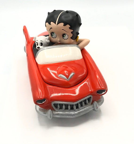 Vintage red car with Betty Boop jewelry box. Heavy, H… - Gem