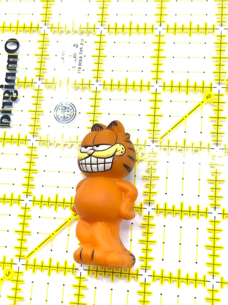 Vintage Mr. Garfield, With a Funny Smile, Figurine, Cat, Orange. - Etsy