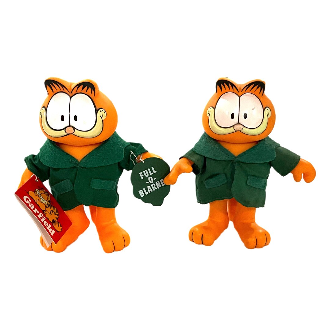 Gorgeous Collectible and Vintage Garfield as Irish Figurine, Cat 5.5 ...