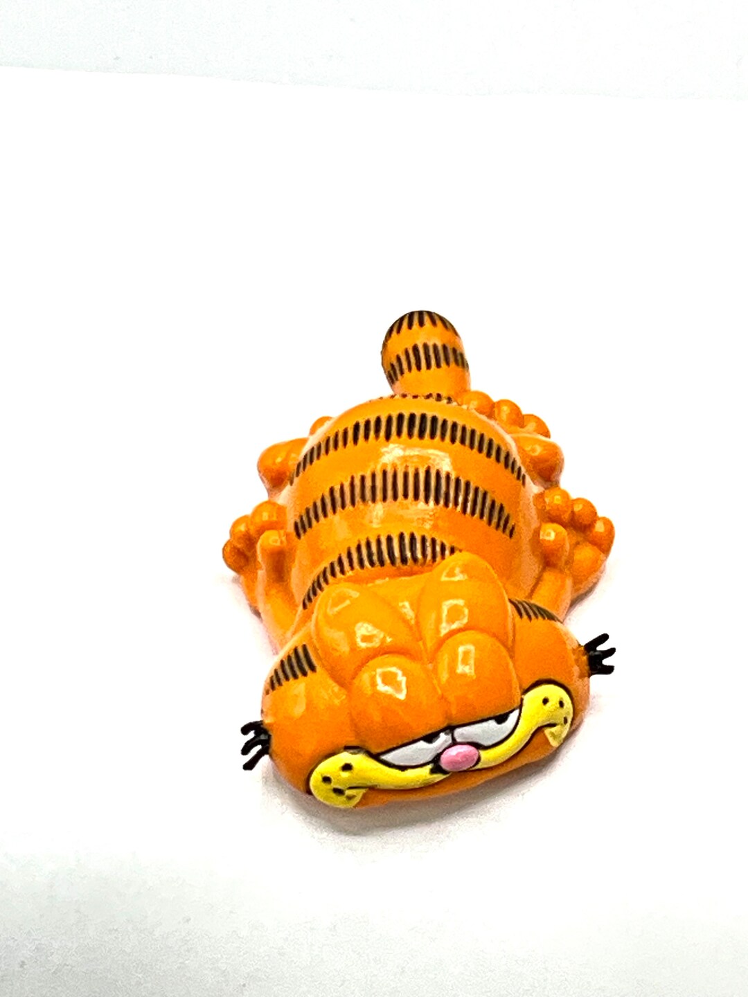 Gorgeous Collectible and Vintage Garfield Lying on His Stomach, Cat ...