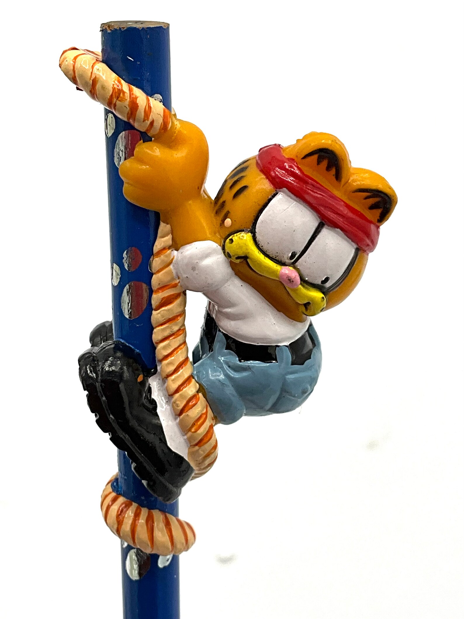 Gorgeous Collectible and Vintage Garfield Topper With Pencil, Climbing ...