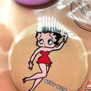 Gorgeous Collectible and Vintage Betty Boop Set Pin/ Brooch, Round, - Etsy