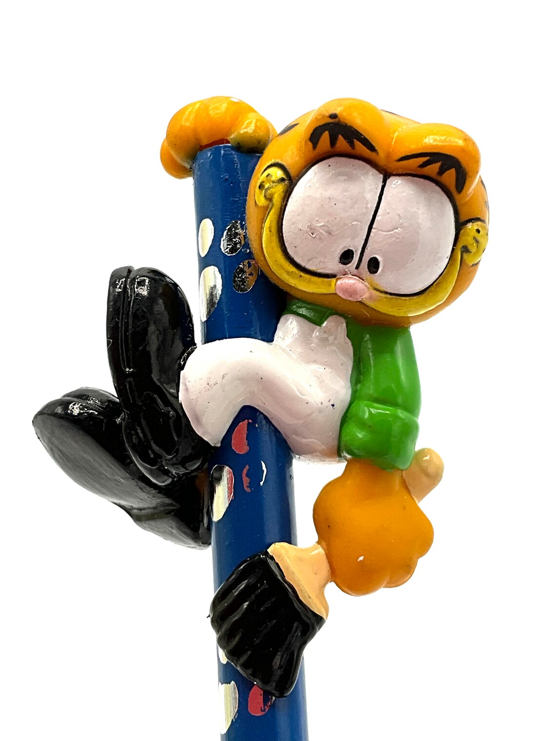 Gorgeous Collectible and Vintage Garfield Topper With Pencil, Climbing ...