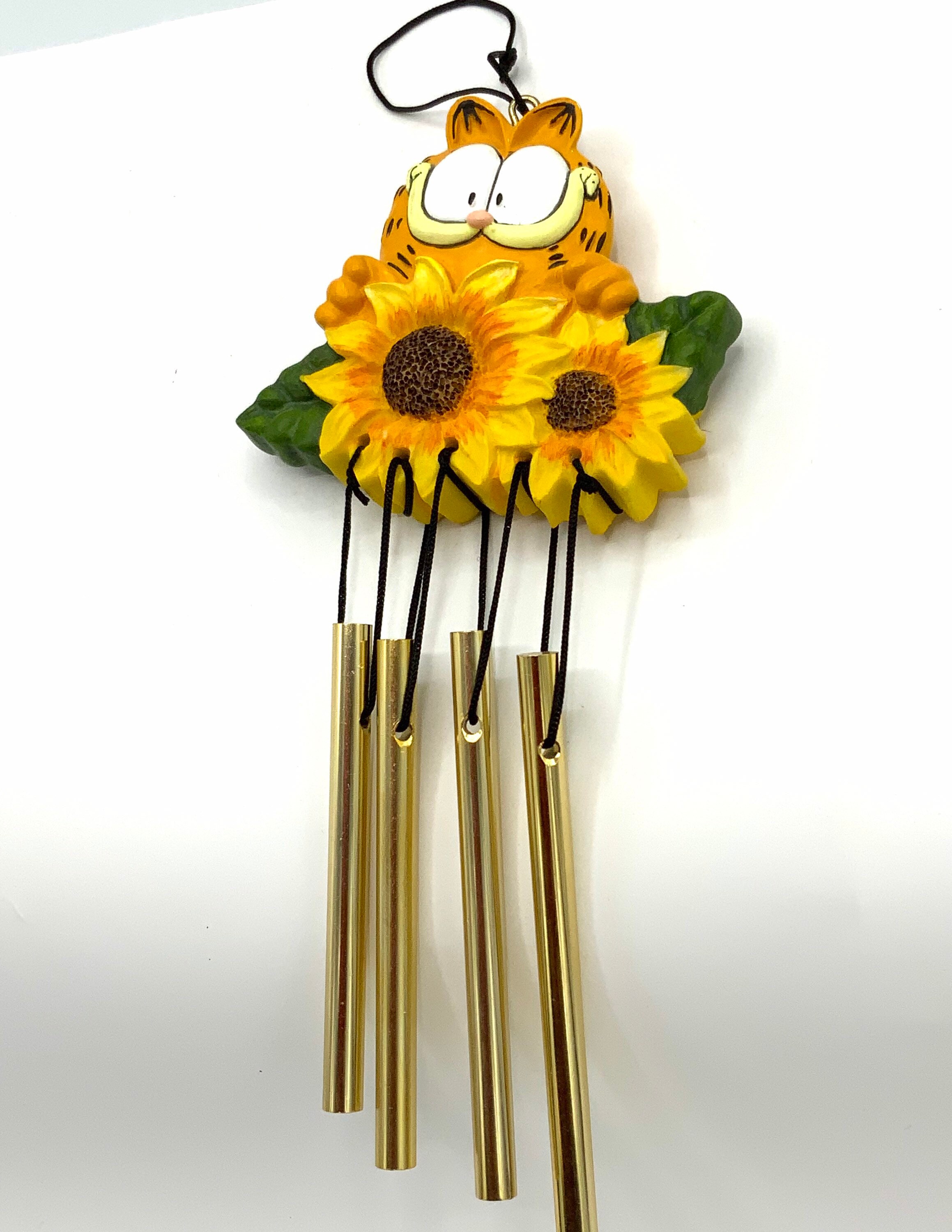 Gorgeous Collectible and Vintage Garfield With Flowers Wind | Etsy