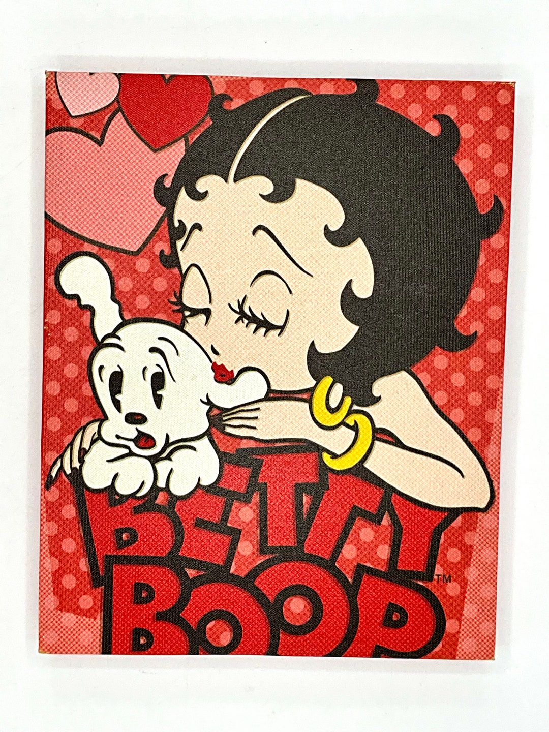 Gorgeous Collectible and Vintage Betty Boop Framed Poster, Pudgy. - Etsy