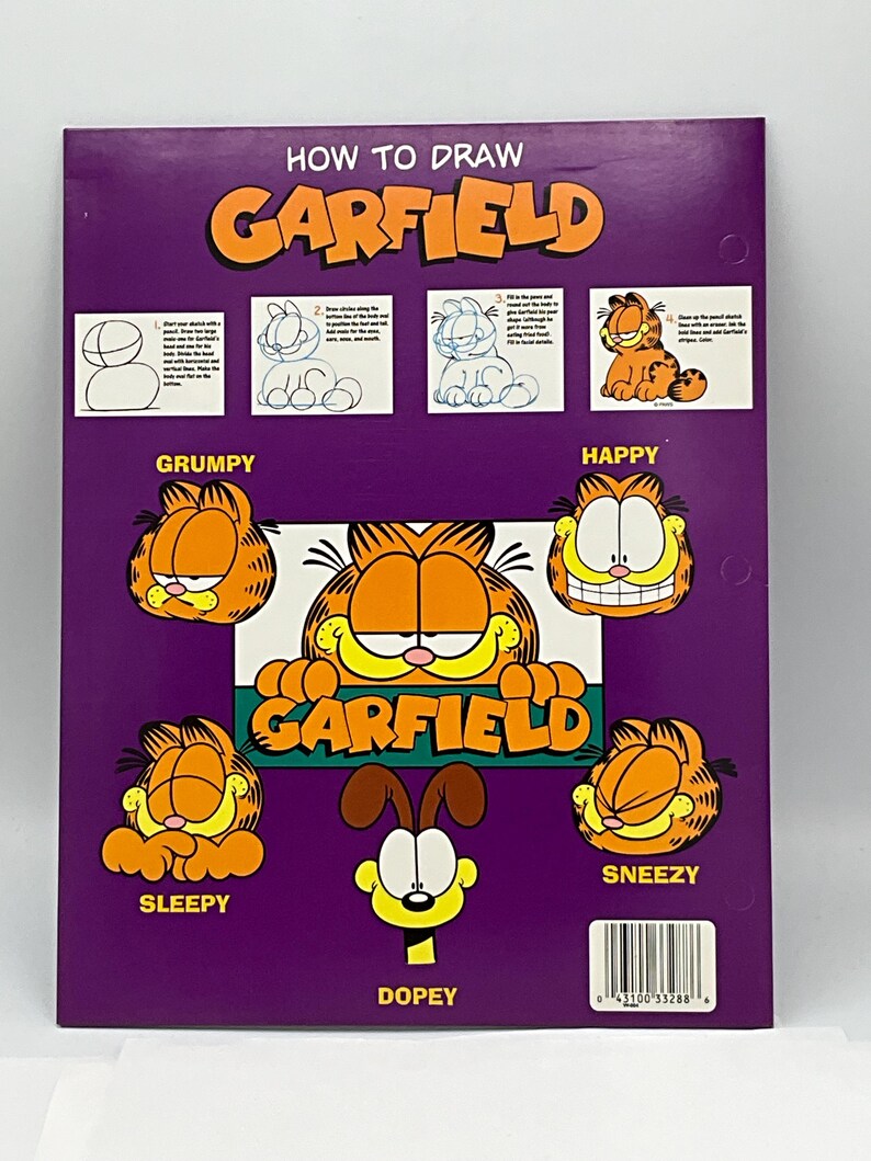 Gorgeous Collectible and Vintage Garfield Mead Folders, Cat School ...