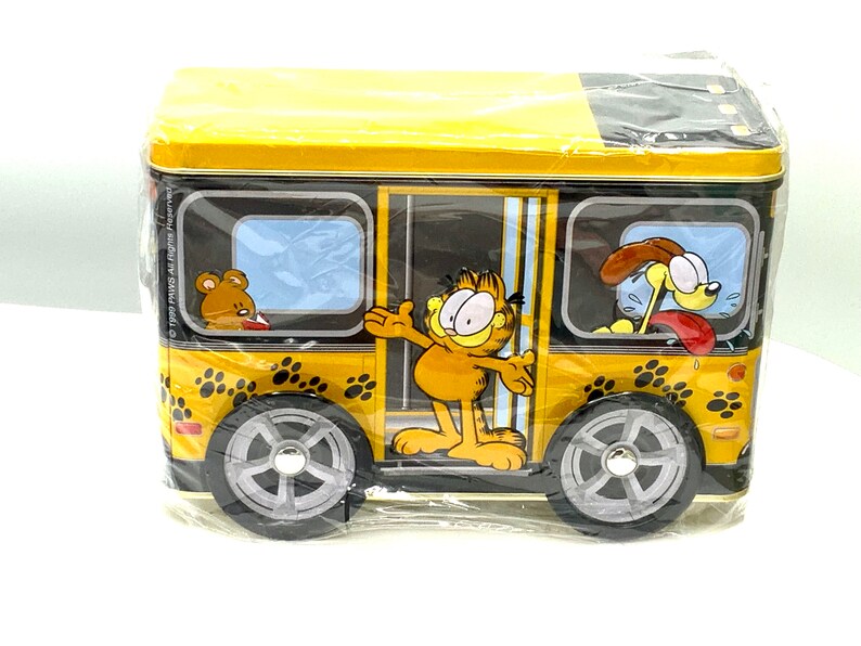 Gorgeous Collectible and Vintage Garfield Tin Box, Love, Metal. - Etsy