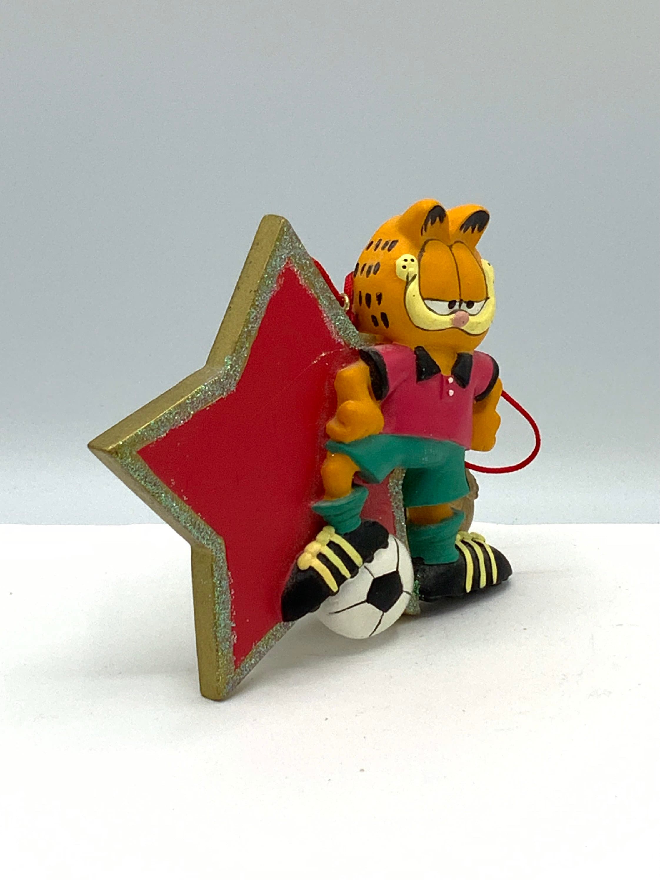 Gorgeous Collectible and Vintage Garfield Ornament as a Soccer | Etsy