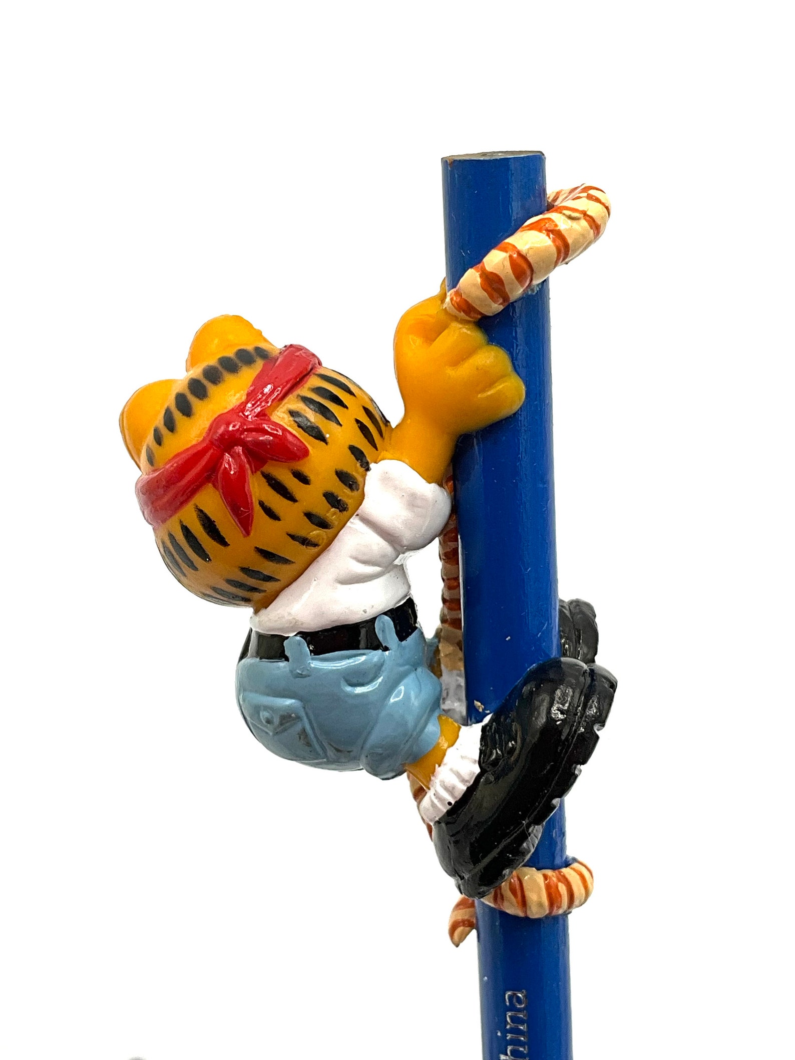 Gorgeous Collectible and Vintage Garfield Topper With Pencil, Climbing ...