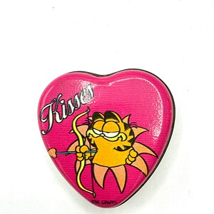 Gorgeous Collectible and Vintage Garfield Small Tin Heart - Etsy