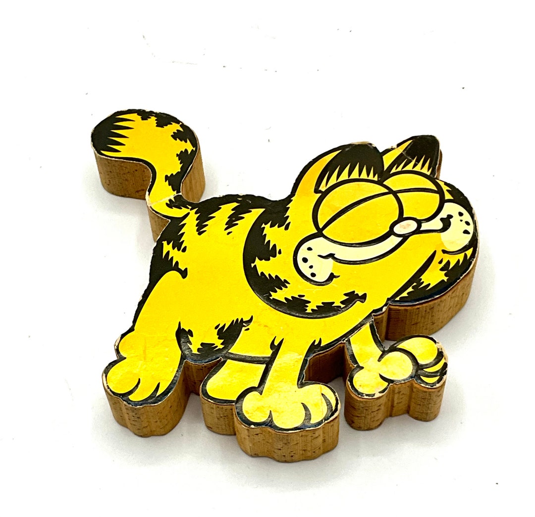 Gorgeous Collectible and Vintage Garfield Wood Decoration. - Etsy