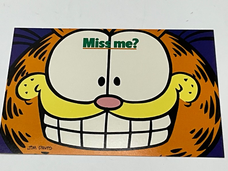 Gorgeous Collectible and Vintage Garfield Post Cards, - Etsy