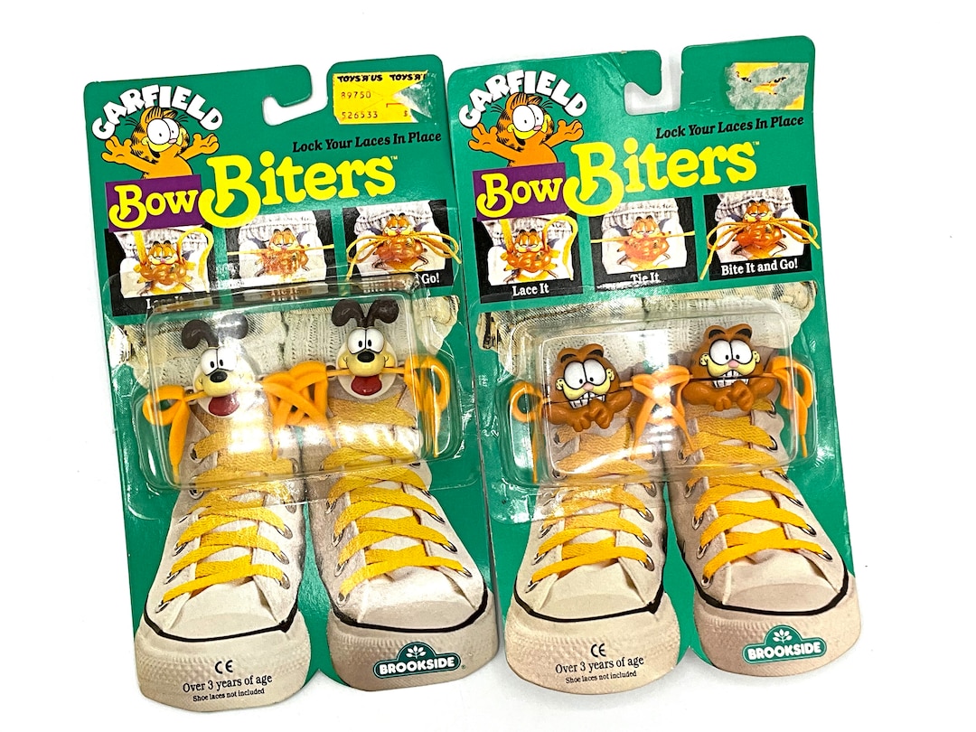 Gorgeous Collectible and Vintage Garfield and Odie Bow Biters, Lace ...