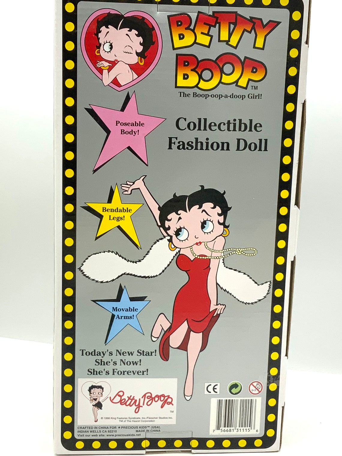 Gorgeous Collectible Vintage Betty Boop Doll Fashion Doll - Etsy
