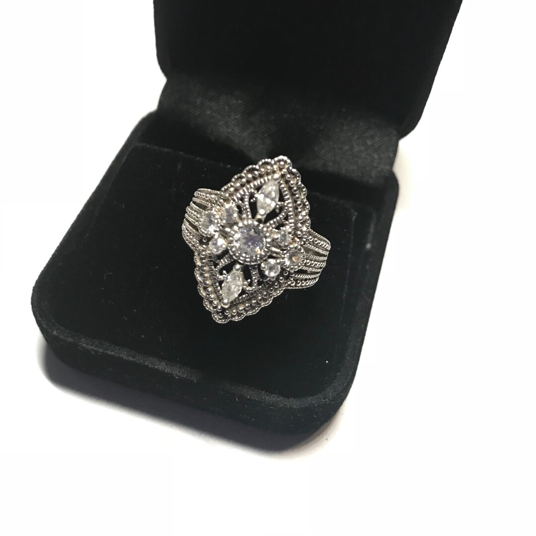 Vintage Sterling Silver / NF 925 Thailand / Unique / Silver Ring With ...