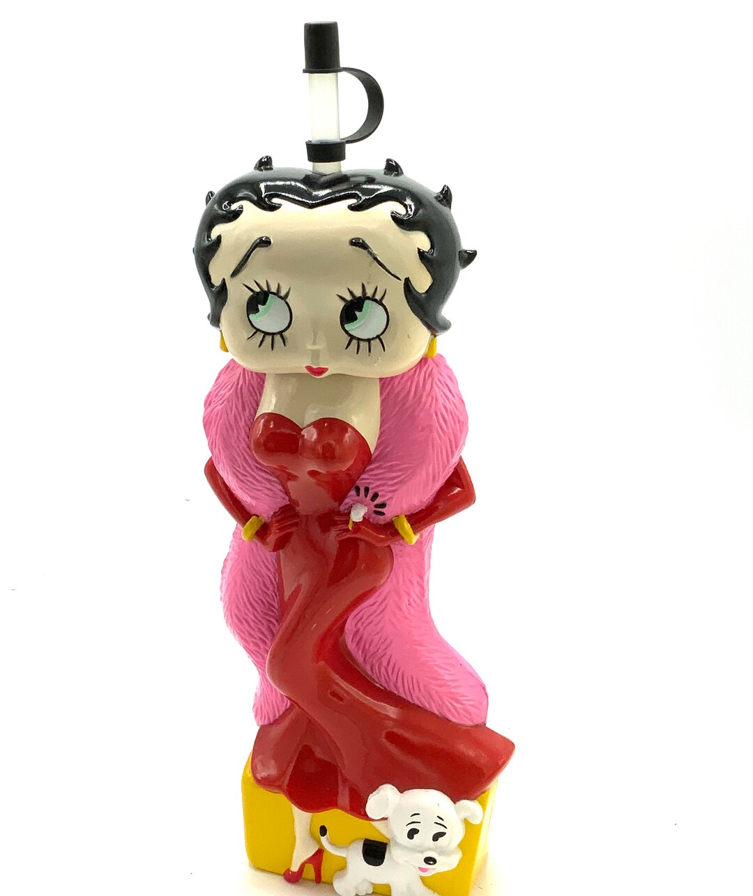 Gorgeous Collectible and Vintage Betty Boop Water Bottle, Tall, Plastic ...