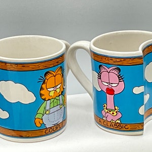 Gorgeous Collectible and Vintage Garfield and Odie Mugs Set of Two you ...